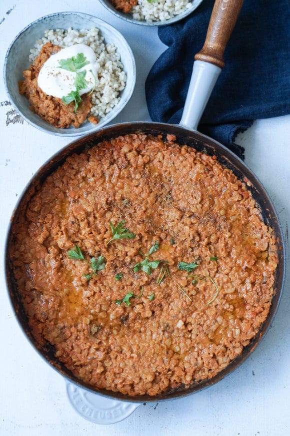 Indisk dahl | nem opskrift på lækreste dhal med røde linser - daal
