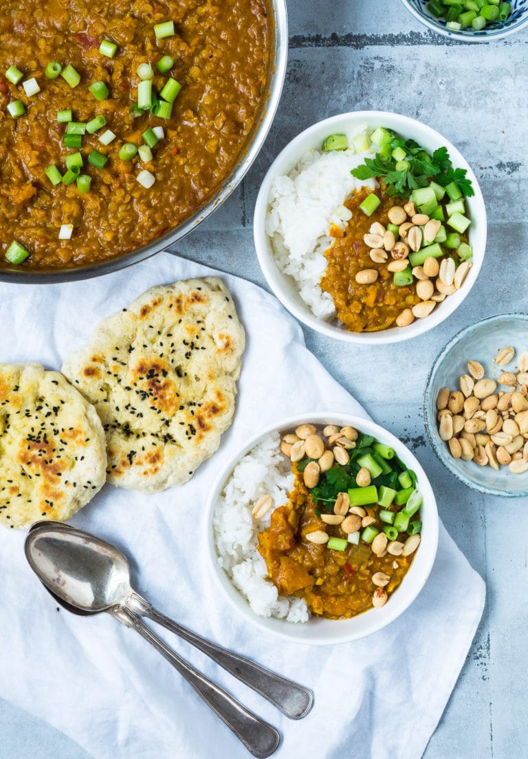 Indisk dahl | nem opskrift på lækreste dhal med røde linser - daal