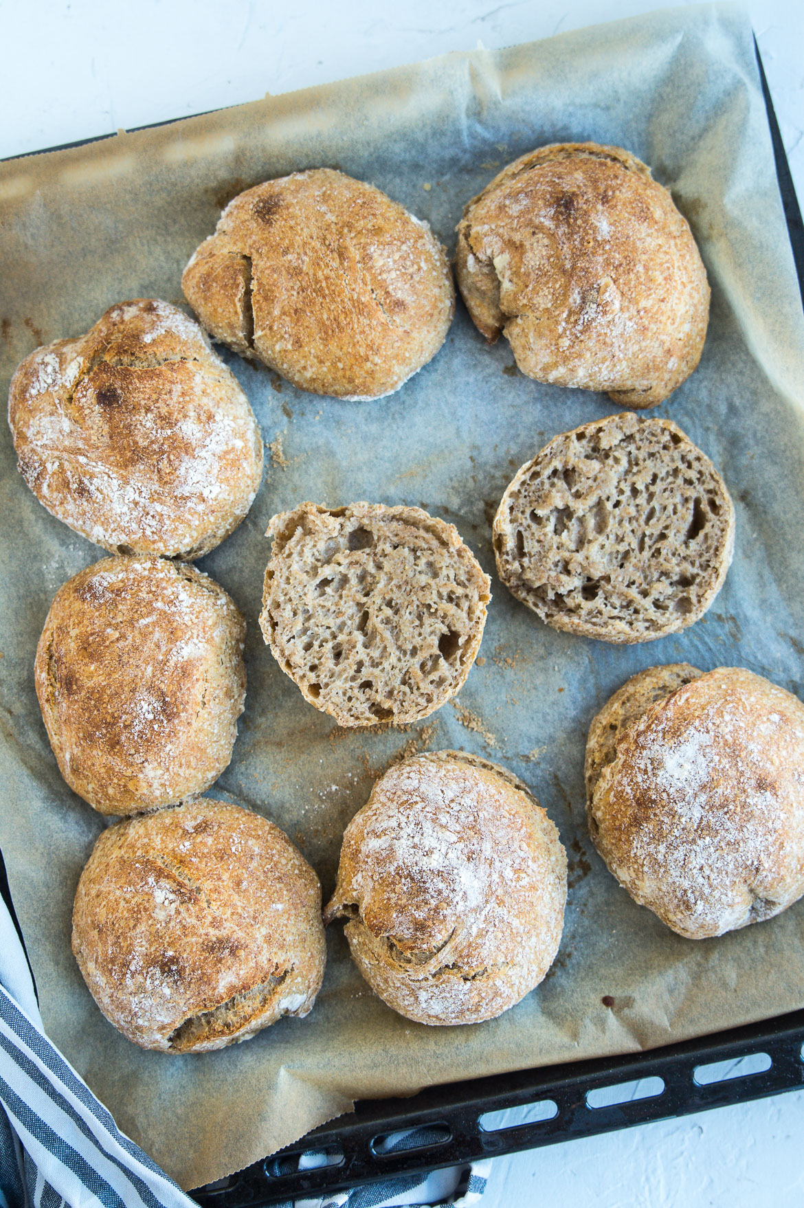 Grove surdejsboller - Stinna - Surdejsboller med rugmel