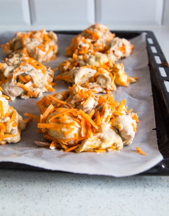 Grove gulerodsbrud - Stinna - lækre gulerodsbrud med groft mel