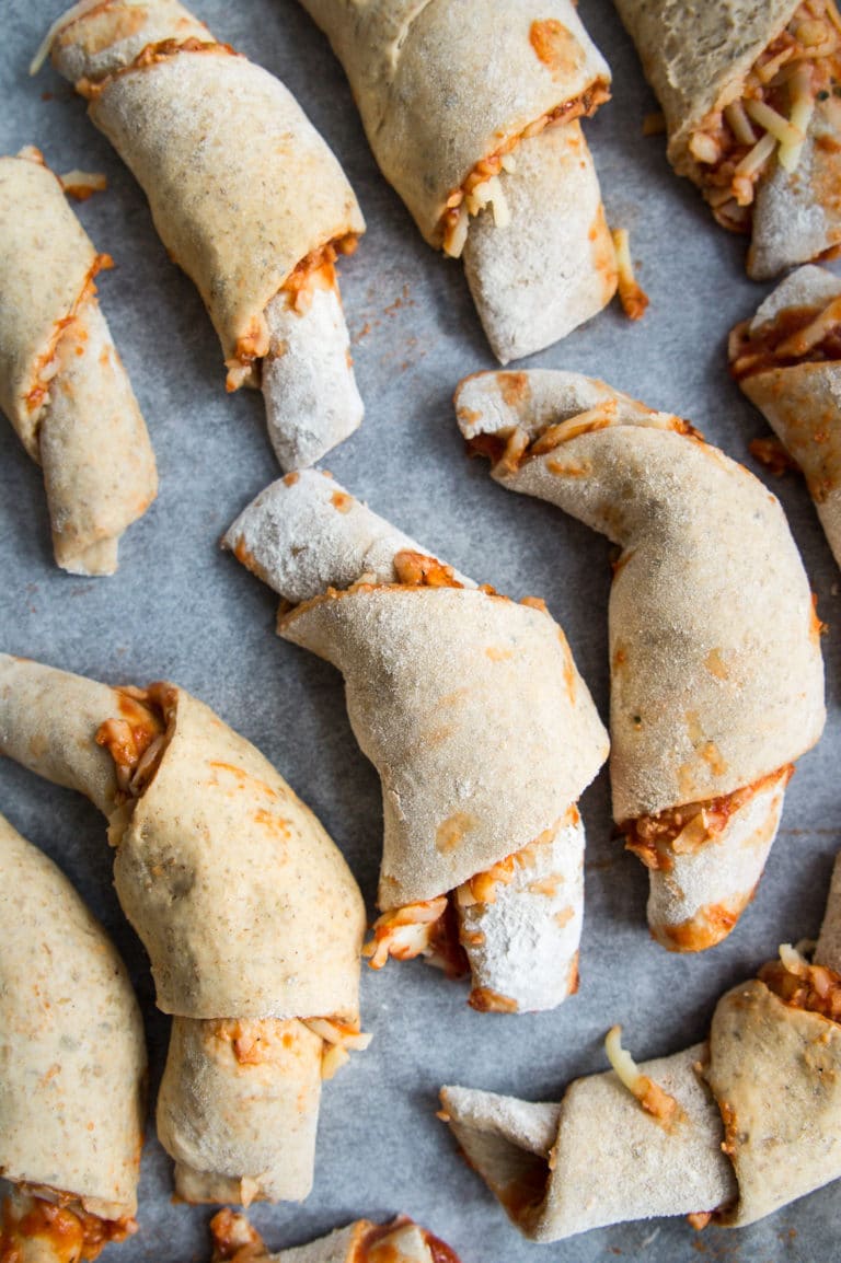 Grove pizzahorn - Stinna - lækre pizzahorn til madpakken