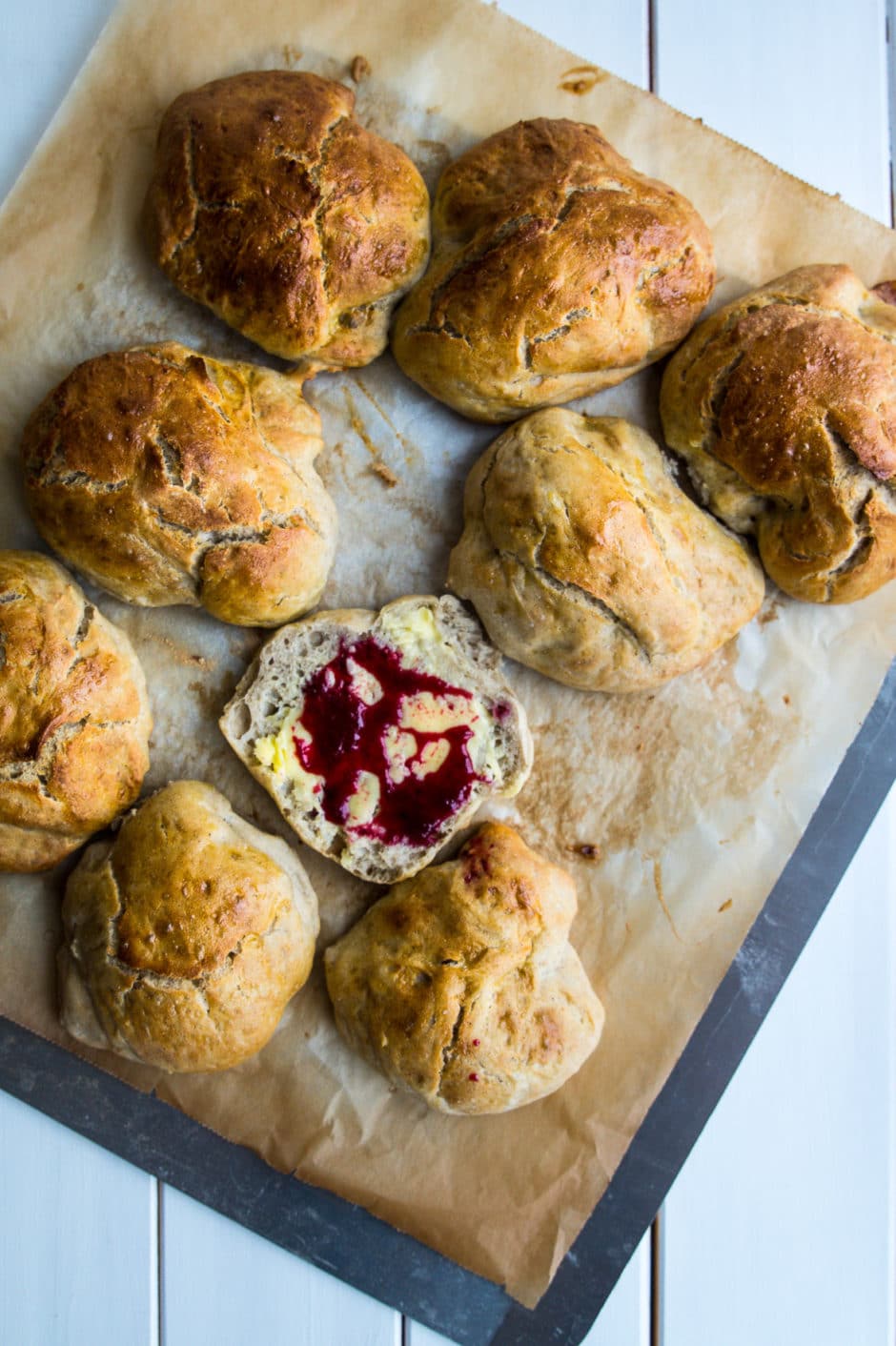 Juleboller med risengrød - risengrødsboller - Stinna