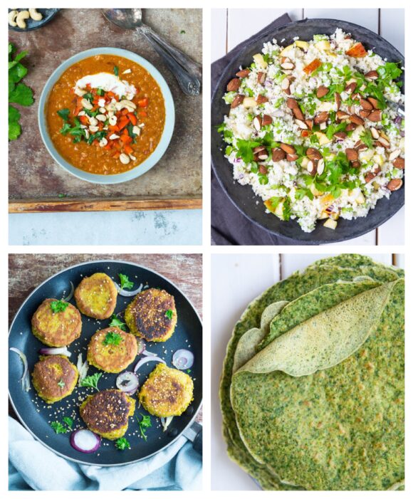 Vegetarisk madplan 25- sund madplan med vegetariske opskrifter - Stinna