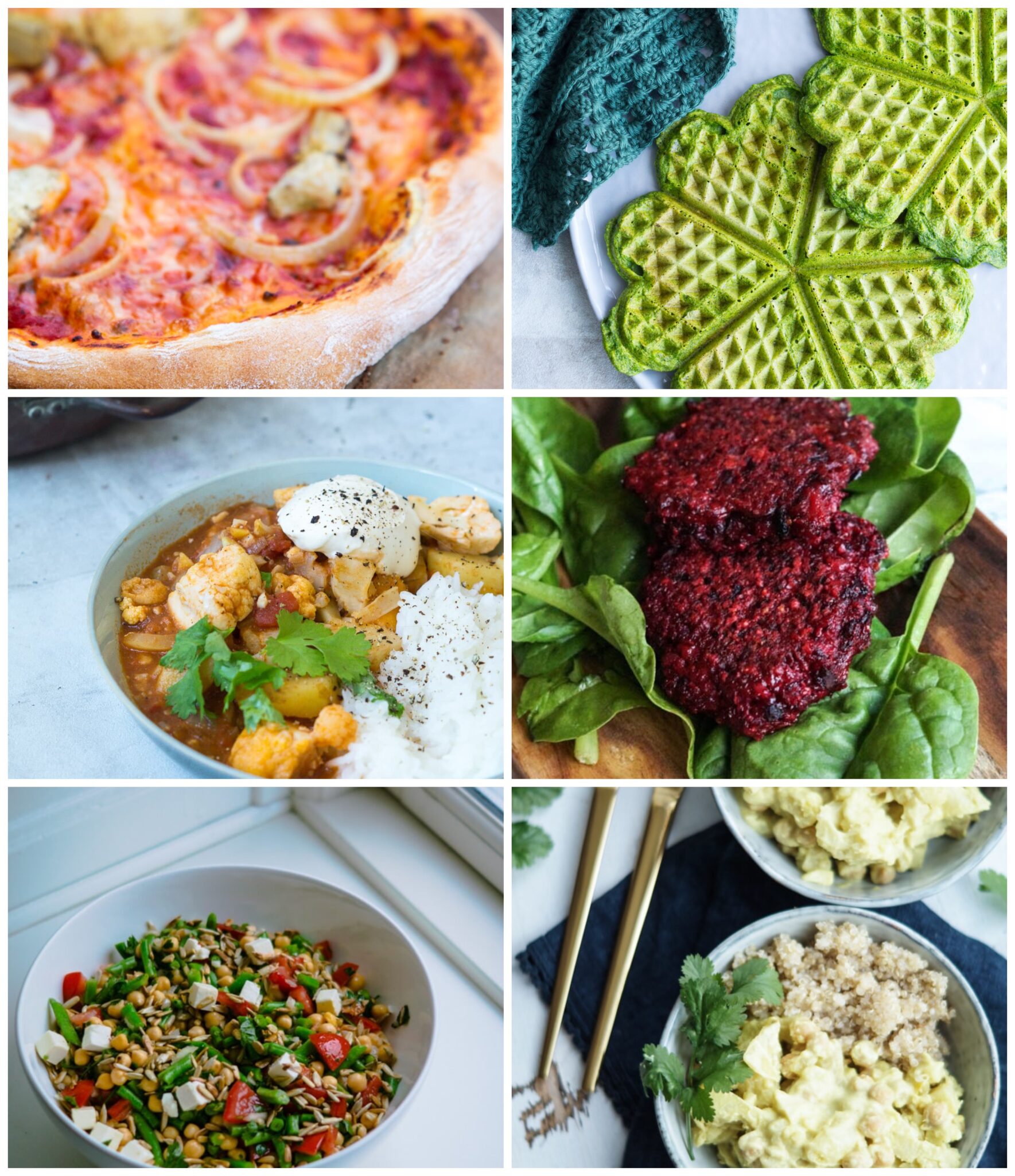 Vegetarisk madplan uge 24 - Stinna