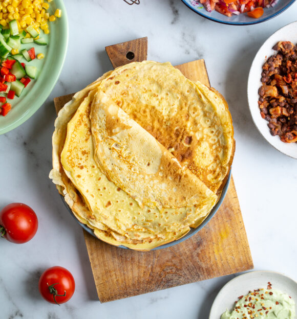 Arepas - glutenfri pitabrød bagt af majsmel - Stinna