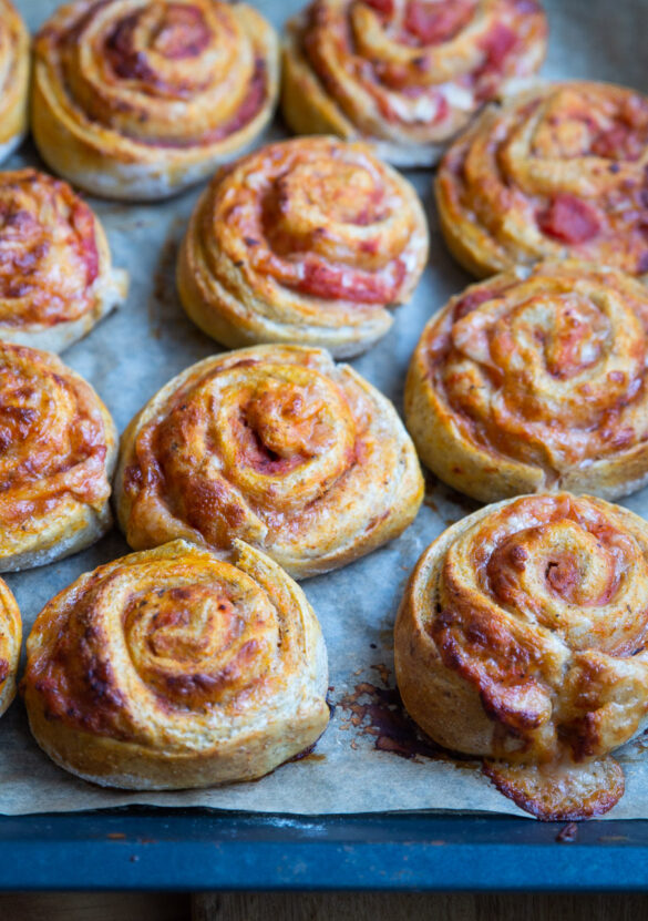 Pizzasnegle - opskrift på lækre pizzasnegle Stinna