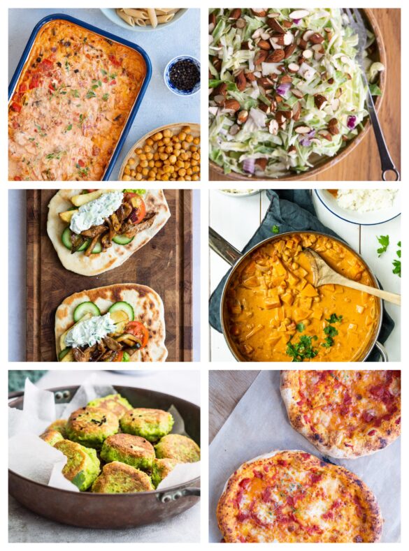 Vegetarisk madplan uge 25 - Stinna