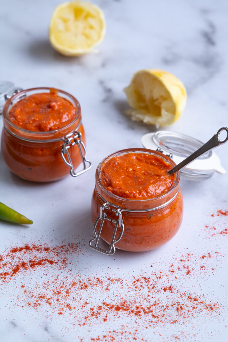 Chilipasta I opskrift på spread eller tapenade med chili