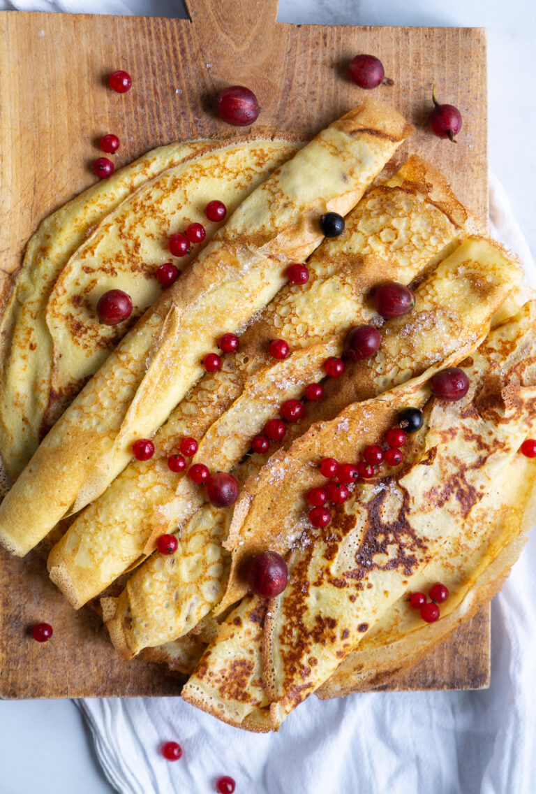 Pandekager med is | opskrift på dessertpandekager med is