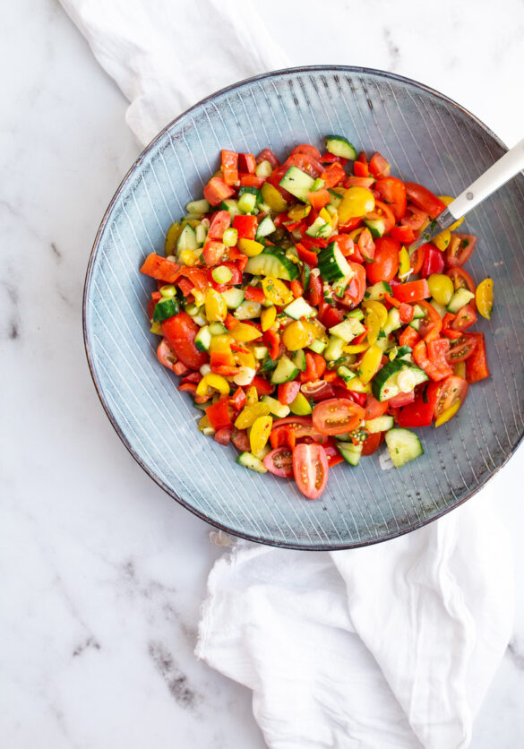 Salat med mirabeller - Stinna