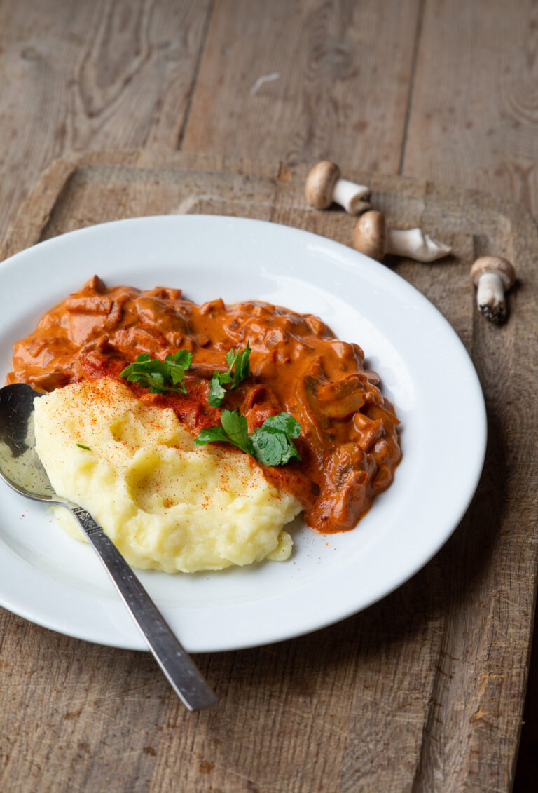 Vegetarisk paprikagryde - vegetarisk gryderet opskrift på gryderet