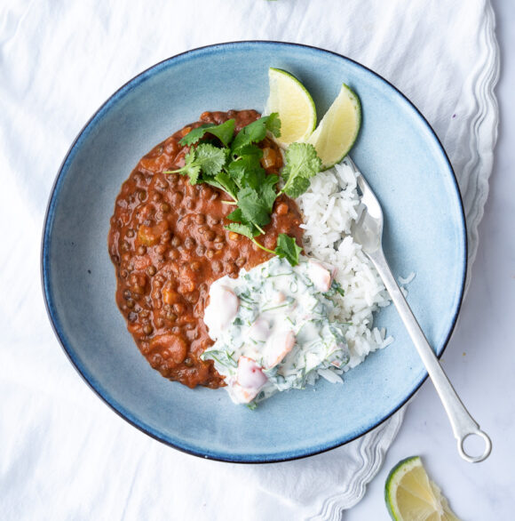 Dahl med anicia linser I nem vegetarret med linser