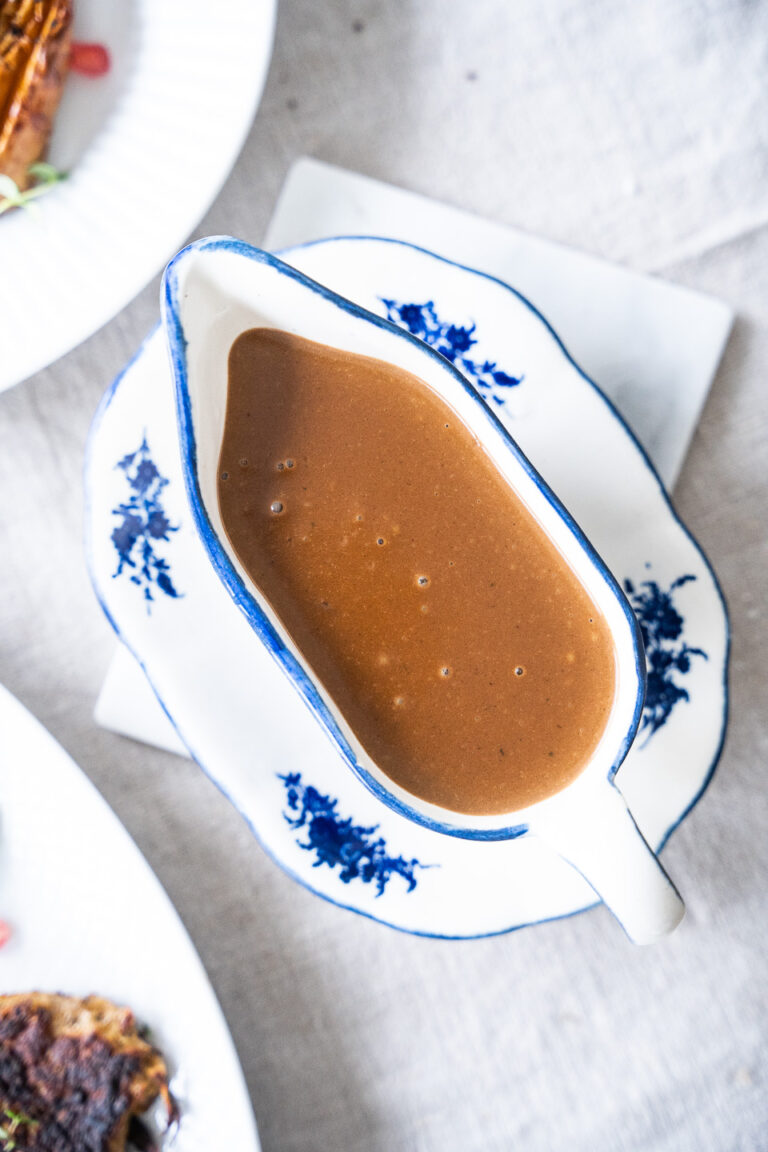 Mosters brune sovs - opskrift på vegetar bryn sovs